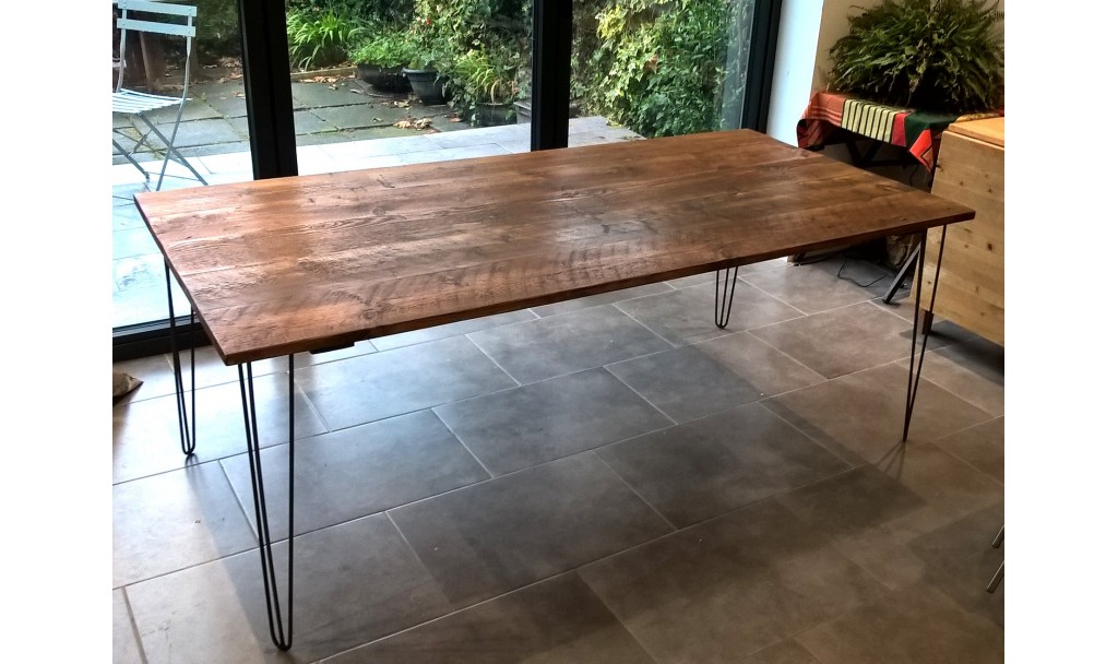 hairpin dining table